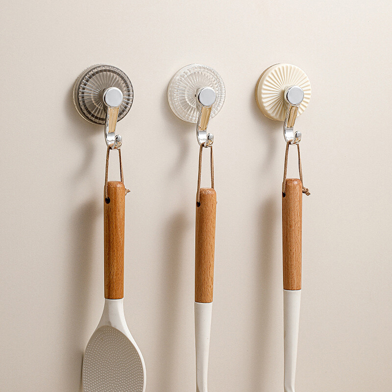 Vacuum Hook Wall Waterproof Home Towel Kitchen Suction Cup Hook ...