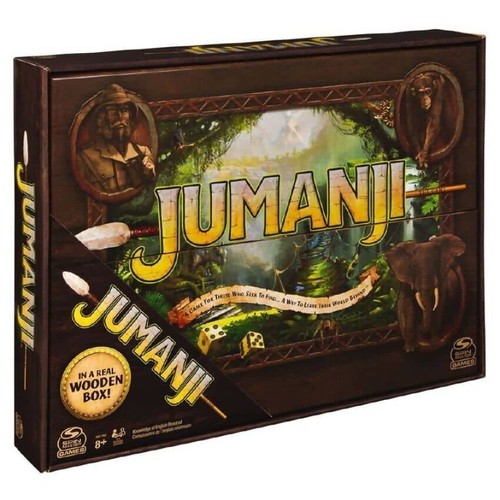 Jumanji Game Refresh Wooden Box Set - Spin Master from Tates Toyworld ...