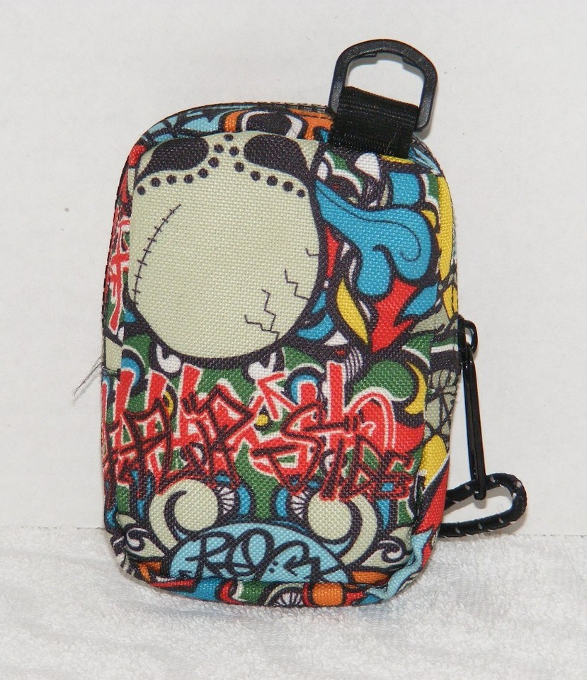 PAPERCHASE SMALL MULTI-COLOR ACCESSORIE CELL PHONE BAG With SKULL THEME ...