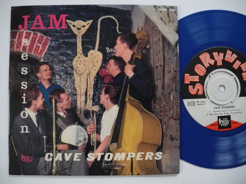 CAVE STOMPERS Jam Session EP Careless Love / Girls Go Crazy + 2 EP 45 7 ...