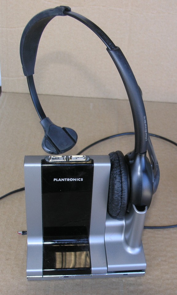 Plantronics WO350 Model: W01/A Wireless Headset, Convertible Headset | eBay