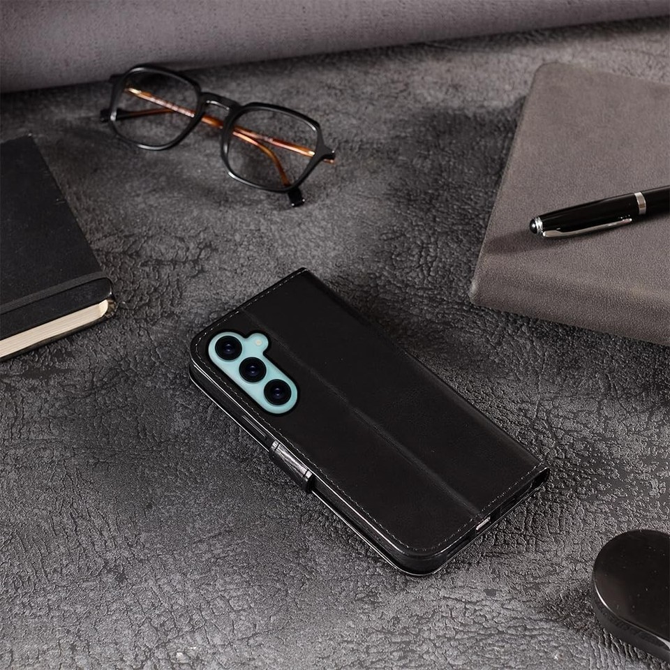 For Samsung A16 5G Galaxy A16 Phone Cover Leather Flip Gel Card Wallet ...