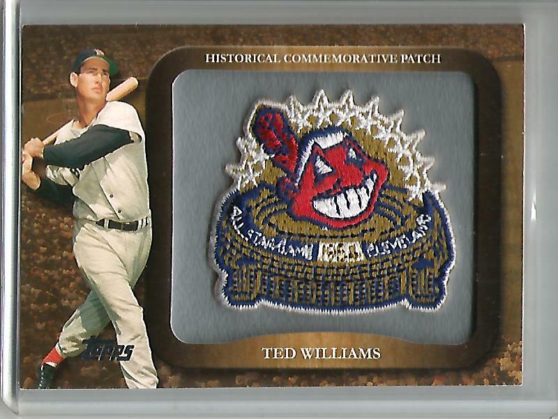 2009 Topps - Legends of the Game Manufactured Commemorative Patch Ted ...