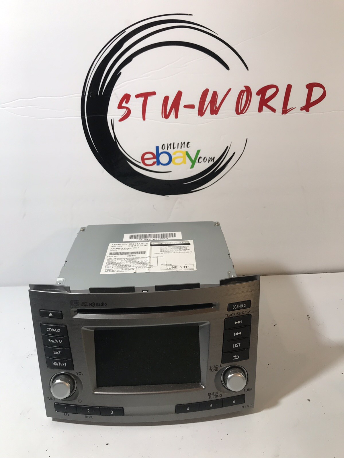 2010 2011 2012 2013 2014 Subaru Legacy CD MP3 Player AM/FM Radio ...