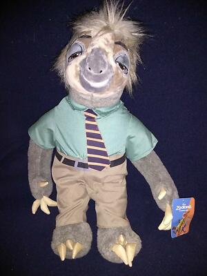 Extremely Rare Disney Large Plush Flash the Sloth From Zootopia 20 ...