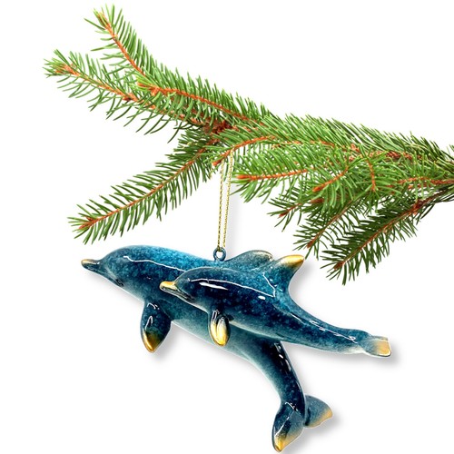 Dolphin and Baby Ornament Christmas Tree Decoration | eBay