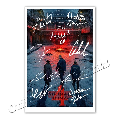 Stranger Things Cast - Autograph Photo / Autograph [AK10] | eBay