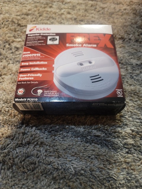 Kidde PI2010 Smoke Alarm Detector - White for sale online | eBay