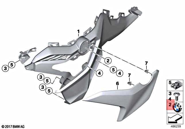 Genuine BMW K17 K48 K49 K61 K70 K71 K72 K75 K80 K81 Emblem 46638546386 ...