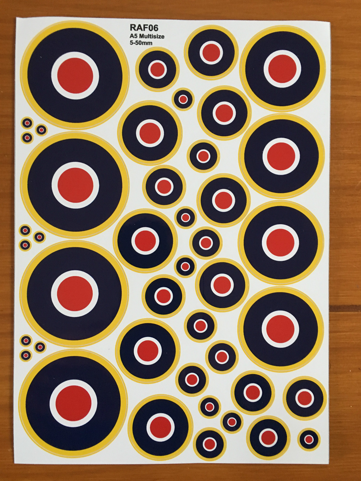 Becc RAF Roundels Type C1 1942-1947 - Vinyl Decal Multipack | eBay