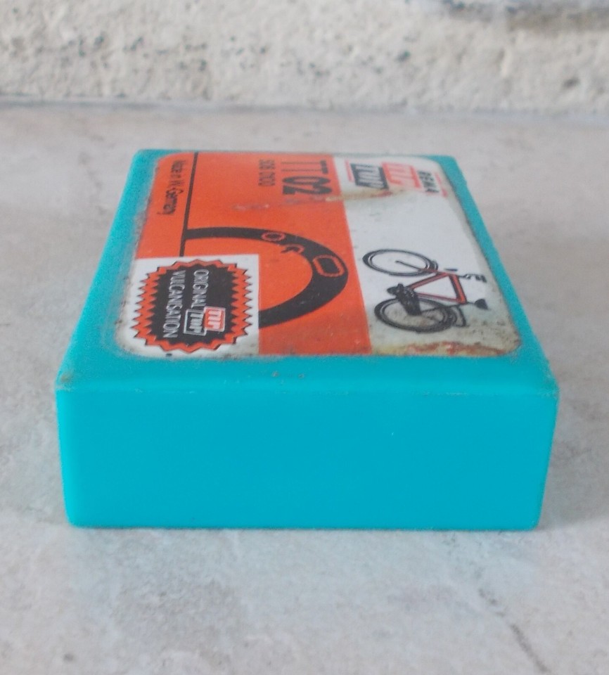 Vintage bicycle repair kit Rema Tip Top TT02 advertising plastic box ...