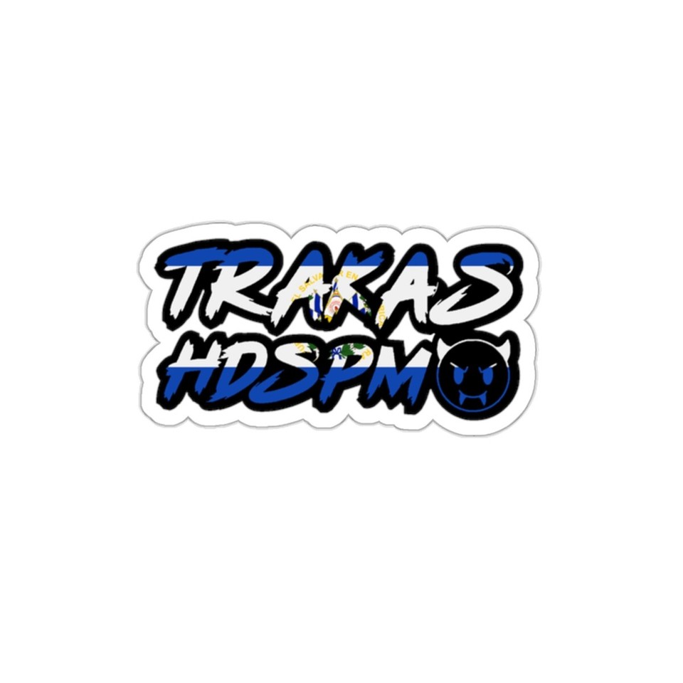 Trakas HDSPM El Salvador flag- Die-Cut Stickers | eBay