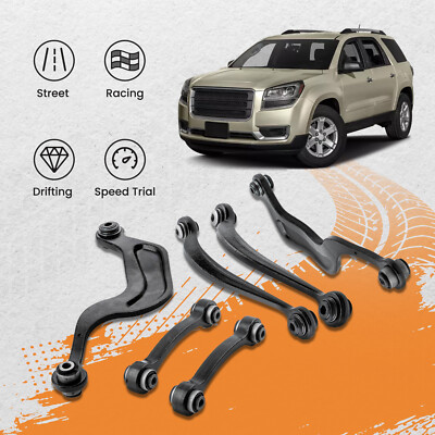 6pcs Rear Upper Control Arms Assembly for 2007-2017 GMC Acadia Traverse ...