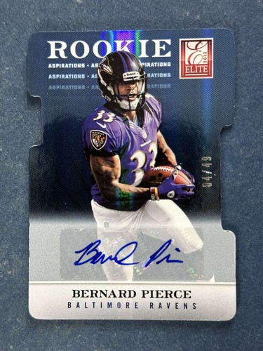 2012 Panini Elite Aspirations Bernard Pierce Autograph Ravens /49 RC | eBay