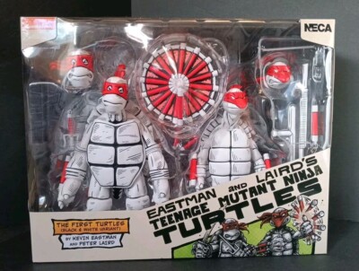 NECA Eastman & Laird’s TMNT The First Turtles 2-Pack Black & White ...