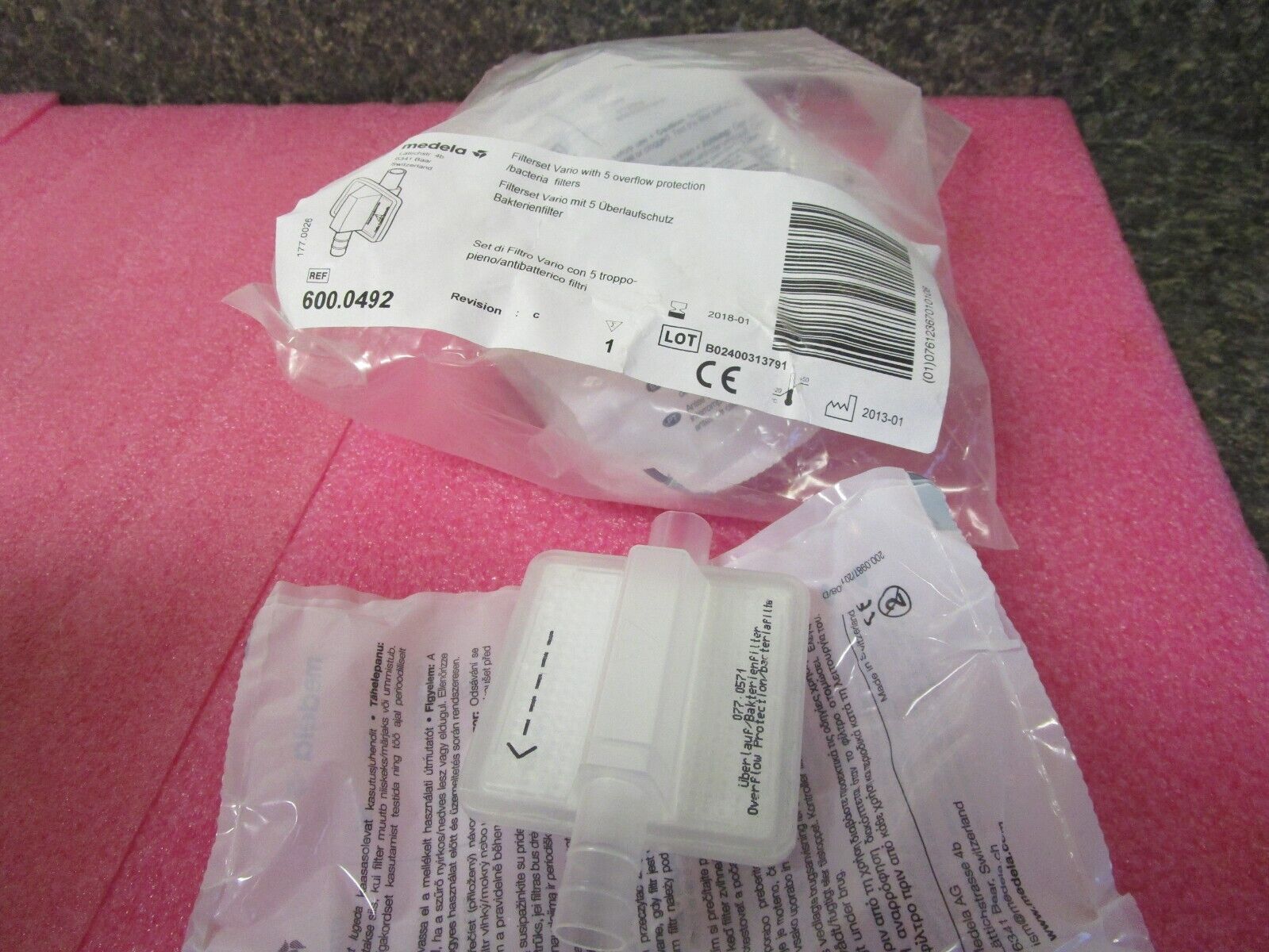 Medela 077.0571 Disposable Overflow Protection/Bacteria Filter - Box of ...