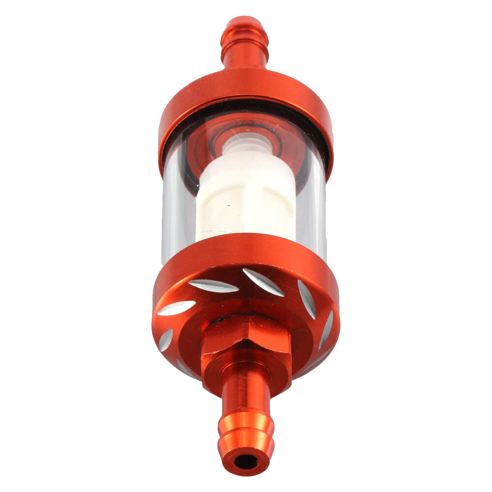 8MM Inline Reusable Motorcycle Glass Fuel Filter Gas Petrol Screen ...