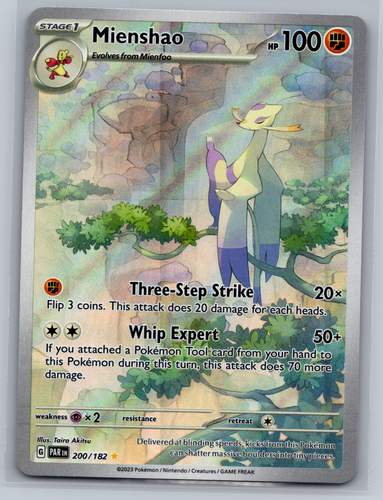 Pokémon TCG Mienshao 200/182 Illustration Rare Paradox Rift NM/M | eBay