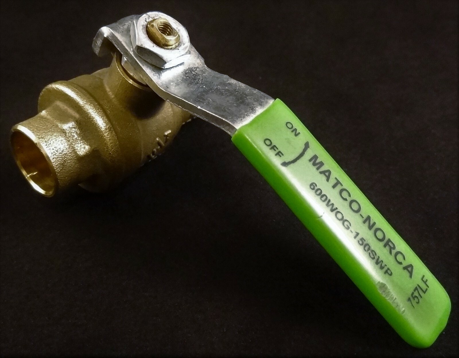 Italian Matco-Norca 1/2" Lead Free Brass Sweat Ball Valve,759LF 600WOG ...
