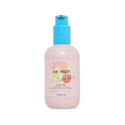 Traitement Cheveux Ricci INEBRYA ice cream curly Plus curl One 200ml | eBay