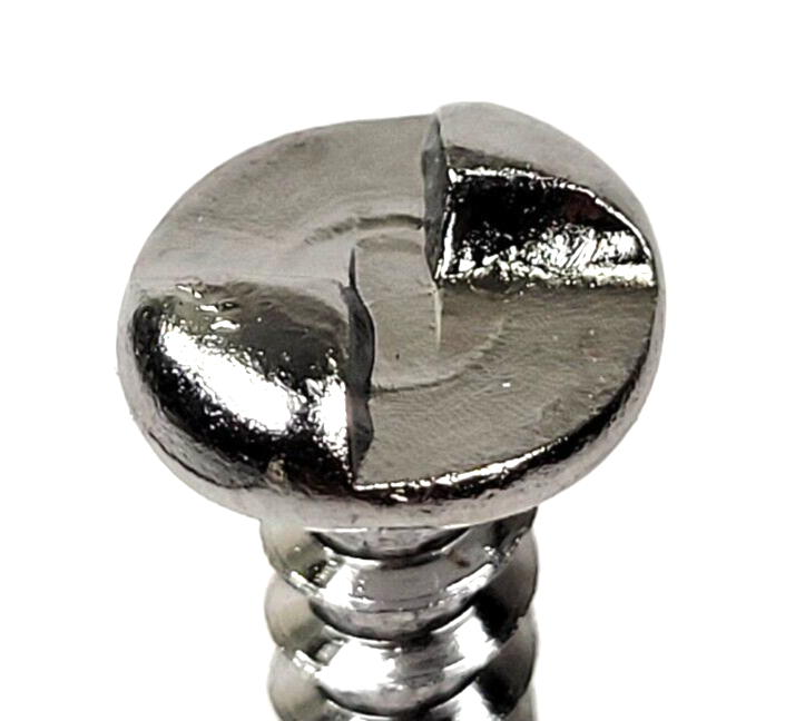 One Way Security Screw #12 x 1.5 Sheet Metal Tamper Proof Screw Slotted ...