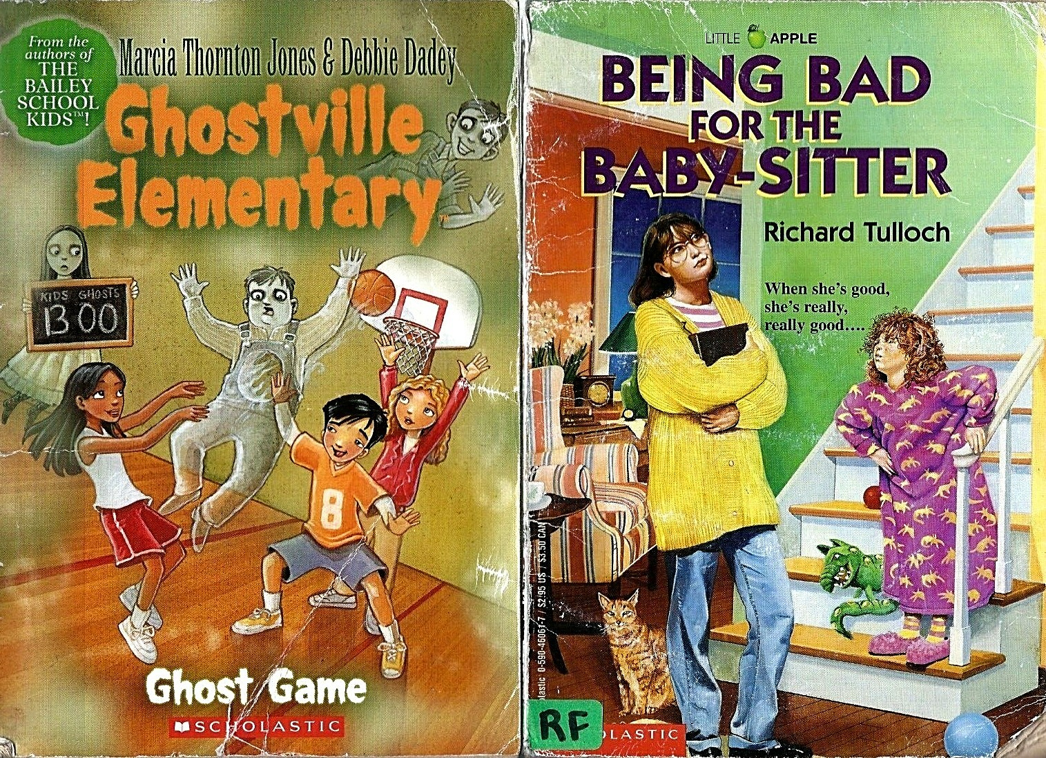 Lot 2 Scholastic Little Apple Books Being Bad for the Babysitter ...