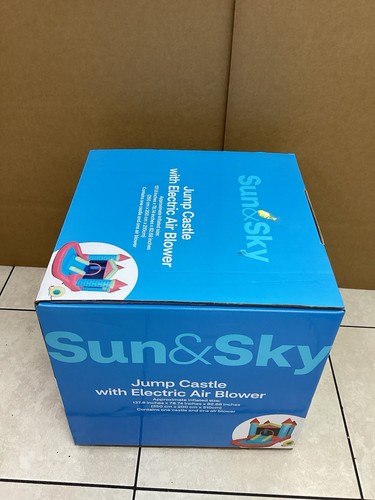 Sun & Sky Jump Castle with Electric Air Blower Ages 3+ SEALED - Free ...