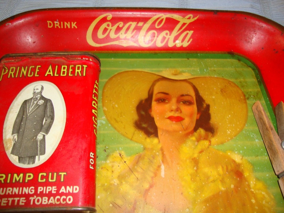 WWII Homefront lot, War Poster, Coca Cola tray, coins, music, OPA ...