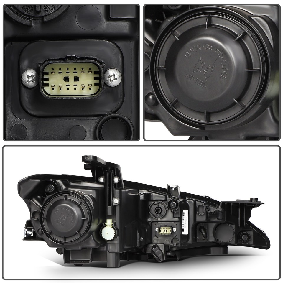 Headlight Assembly Left Side For 15-17 Chrysler 200 w/LED DRL Projector ...