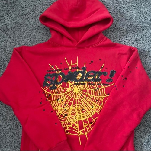 Red And Yellow Sp5der Hoodie | eBay