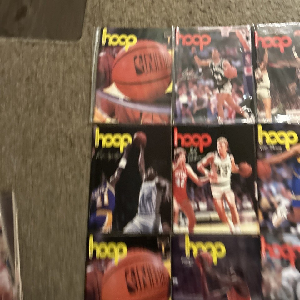 Lot Of 10 1989/90 NBA Hoop Magazines | eBay