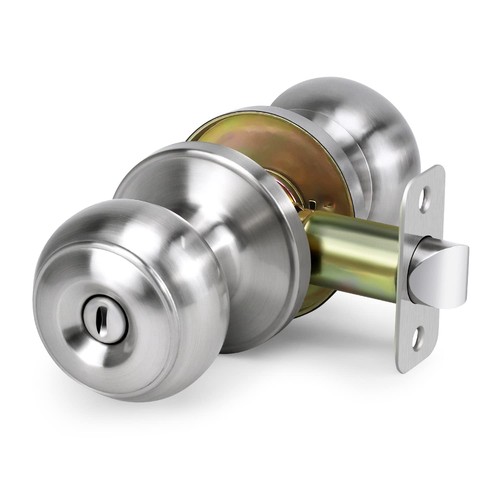 Privacy Door Knob, KEYLESS Interior Door Lock Right and Left Side ...