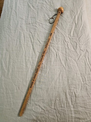 Vtg. Advertising Doyle Log Rule Cane Measuring Tool 35" Ohio Franklin ...