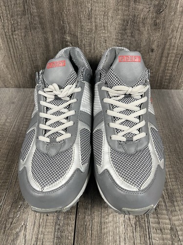 GDEFY Shoes Gravity Defyer Silver Orthopedic Walking Gray/White Mens ...