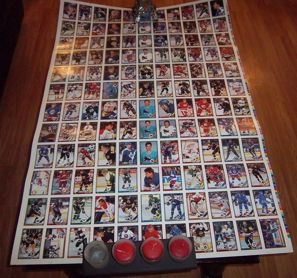 Opee Chee Uncut Hockey sheets 1991 With Bazoka display box | eBay