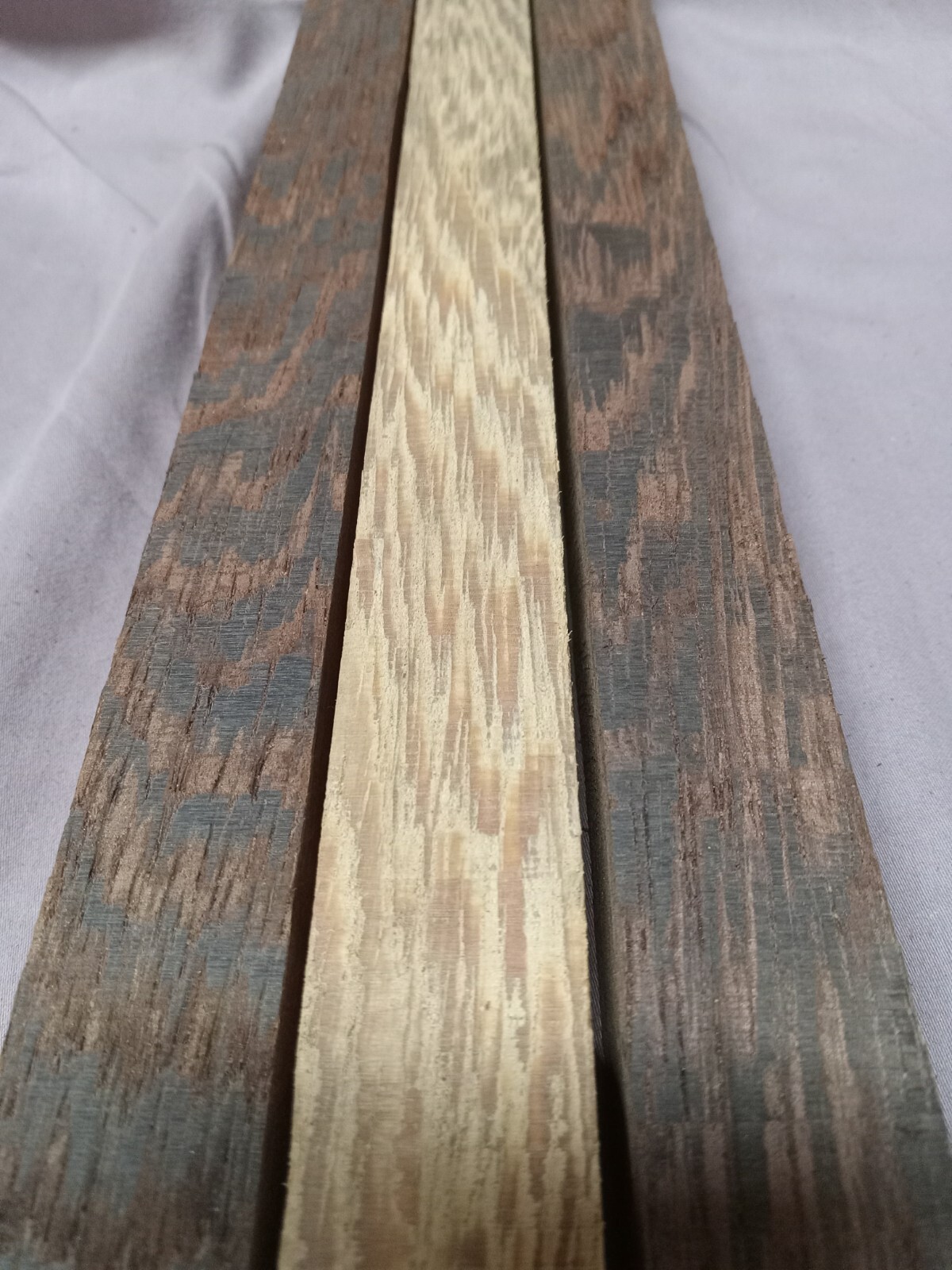 3 Pieces Exotic Wenge Wood 1 x 1 x 12 Wood Turning Spindle Reel Blanks ...