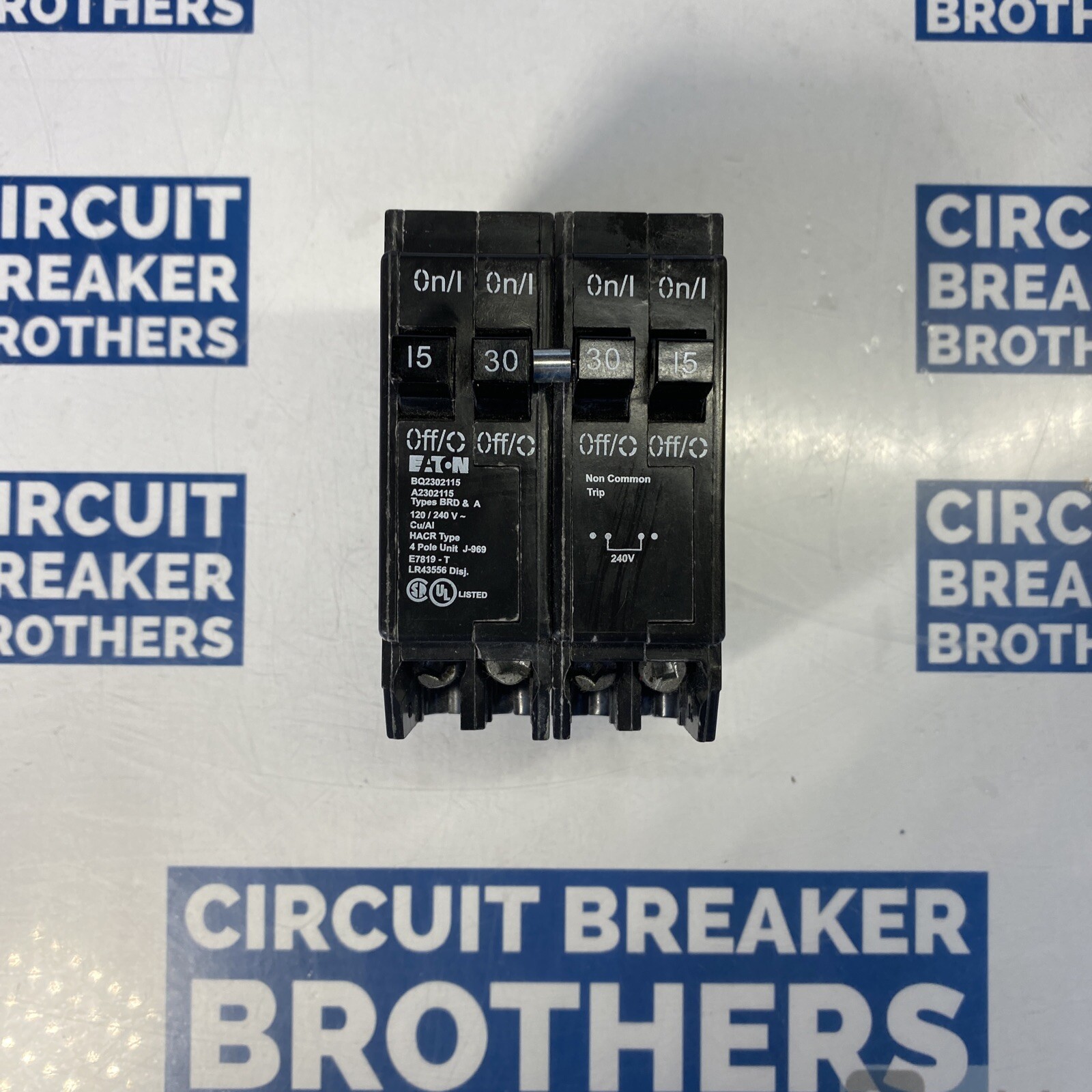 Eaton Cutler Hammer Type BRD Quadplex Circuit Breaker BQ2302115 for ...
