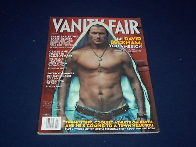 2004 JULY VANITY FAIR MAGAZINE - DAVID BECKHAM - SP 4397 | eBay