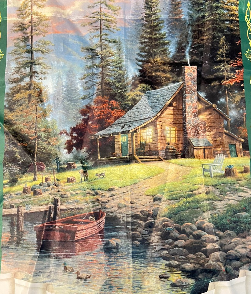 Thomas Kinkade Happy Father's Day Year of Glad Tidings Yard Flag 28" x ...