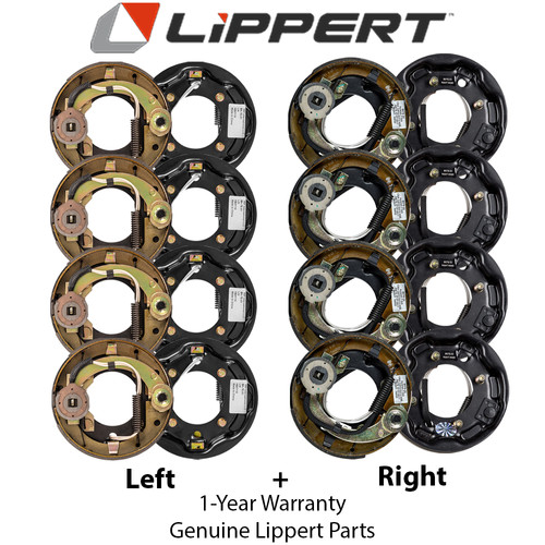 Lippert 8x 7x1.25 Trailer Brake Assembly 4-Pair - 2.2K Fits Dexter, Al ...