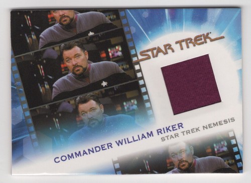 Jonathan Frakes as Riker STAR TREK Complete Movies Costume Card #MC16 ...