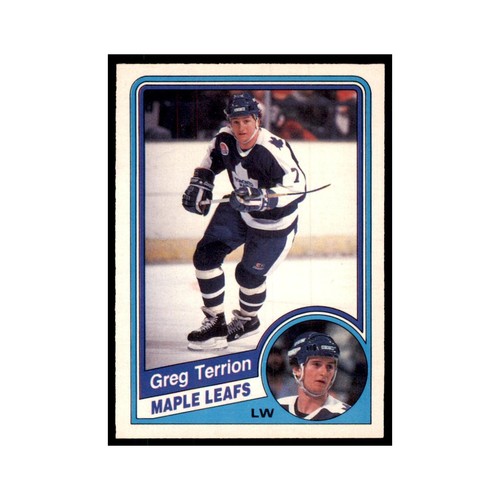 1984 O-Pee-Chee Greg Terrion Toronto Maple Leafs #312 | eBay