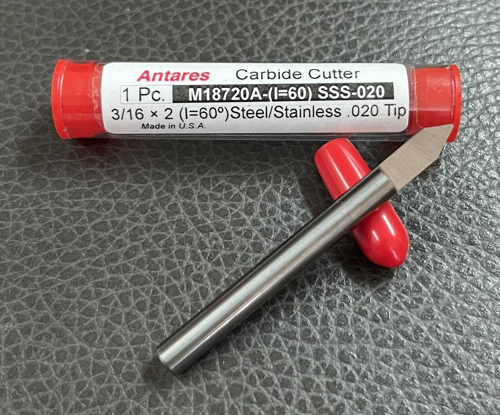 Antares Carbide 3/16 x 2 - CNC Engraving Cutter .020 Tip M18720A-(1=60 ...