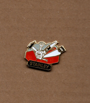pin's outillage / Stanley (version rouge base dorée signée dimo) | eBay