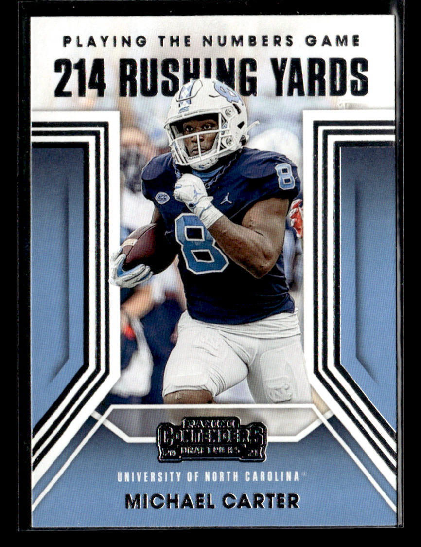 2021 Panini Contenders Draft Picks - Playing the Numbers Game Michael ...