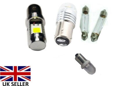 LAMBRETTA VESPA 12V LED BULB KIT HEADLIGHT REAR LIGHT SPEEDO FESTOON ...