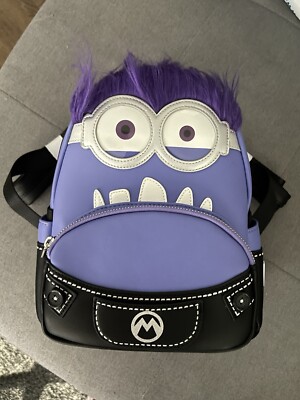 Purple Minion Loungefly Backpack New Universal Studios Exclusive BTS ...