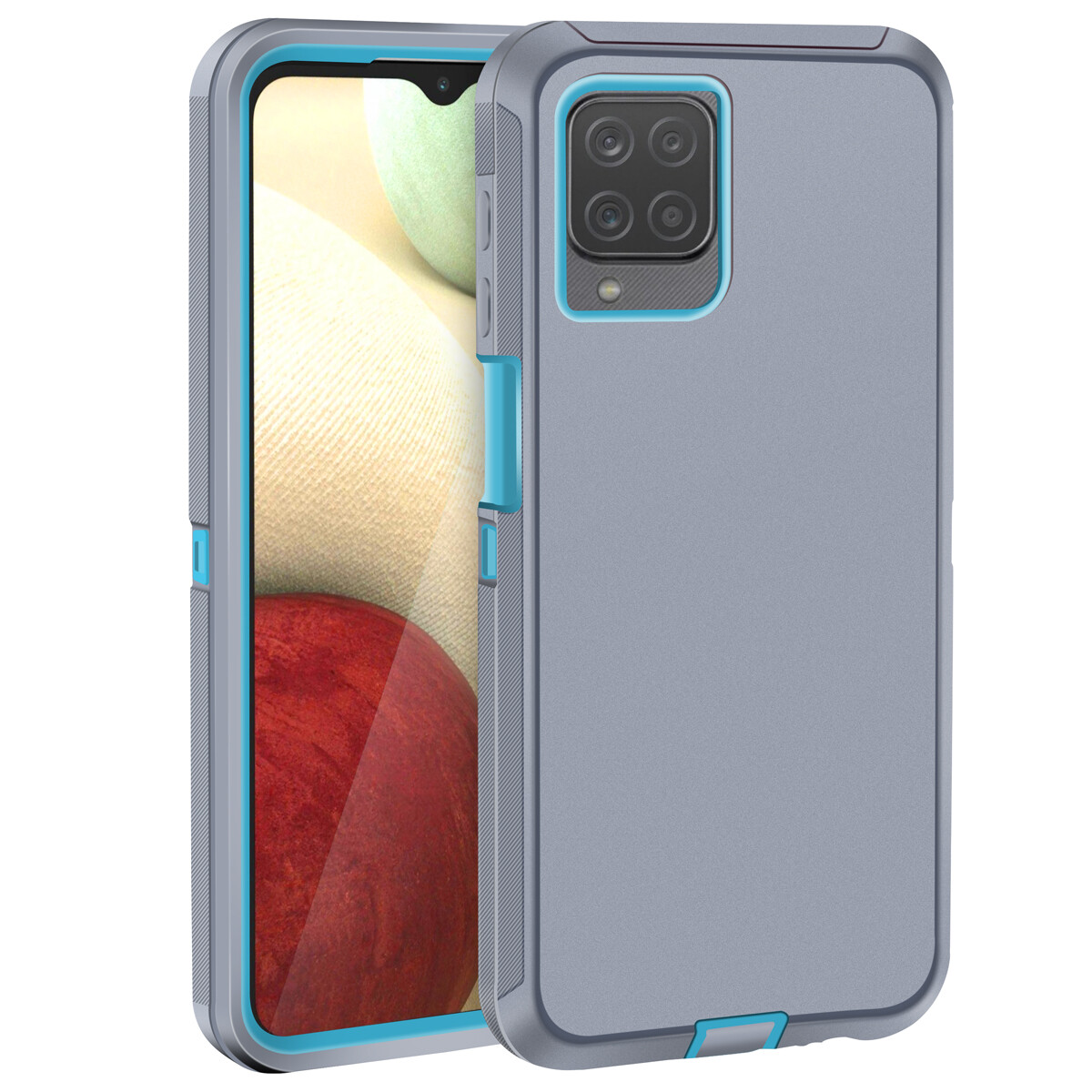 For Samsung Galaxy A12 Phone Case Heavy Duty Shockproof Rugged ...