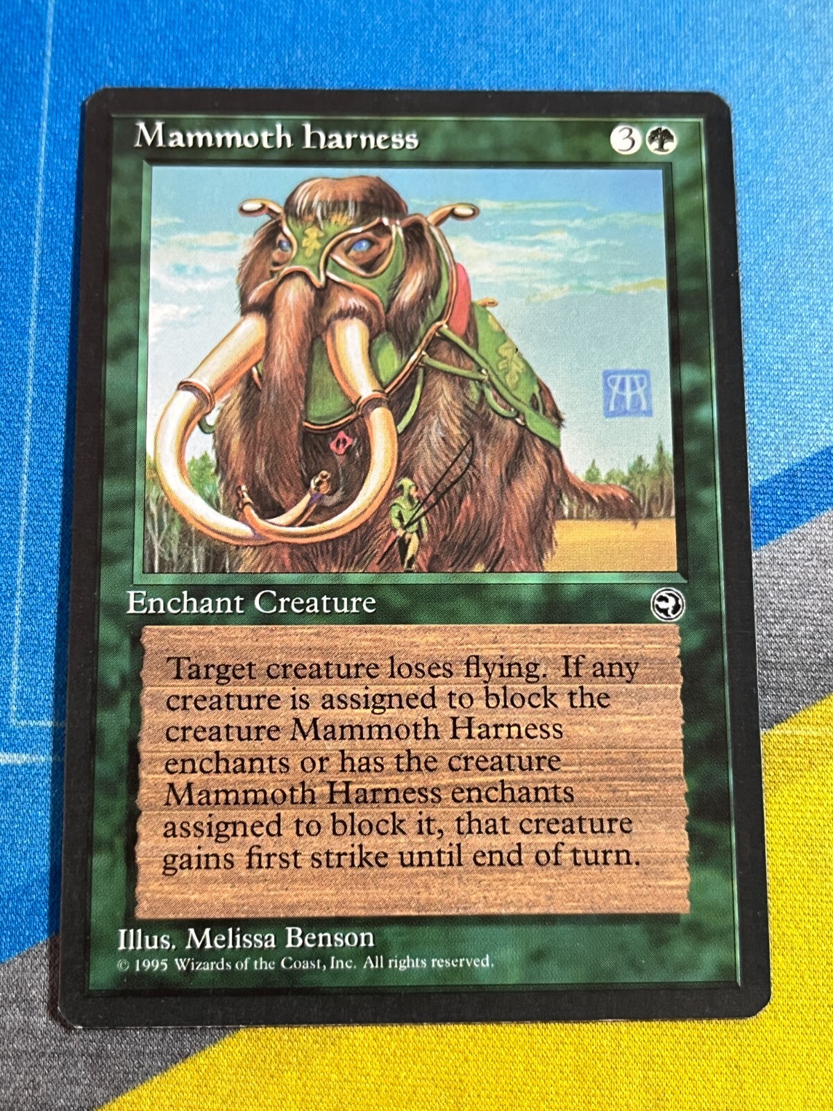 Magic the Gathering MTG Homelands MAMMOTH HARNESS | eBay