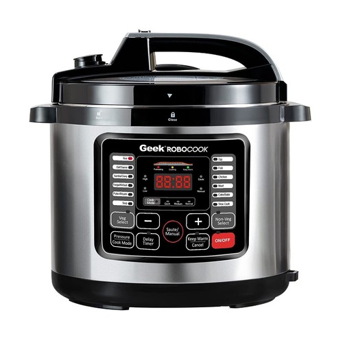 Geek Robocook Nuvo 8 Litre Electric Pressure Cooker / Express Shipping ...